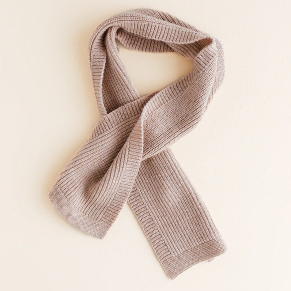 Gustave Merino Wool Scarf - Sand– Alabaster Baby